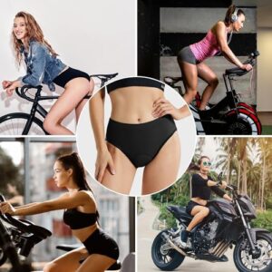 BALEAF Women's Cycling Underwear Padded Bike Shorts Padding Spin Biker Briefs Biking Gear Black Size L