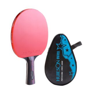 professional carbon basewood table tennis racket high-elastic ping pang paddles (shakehands)