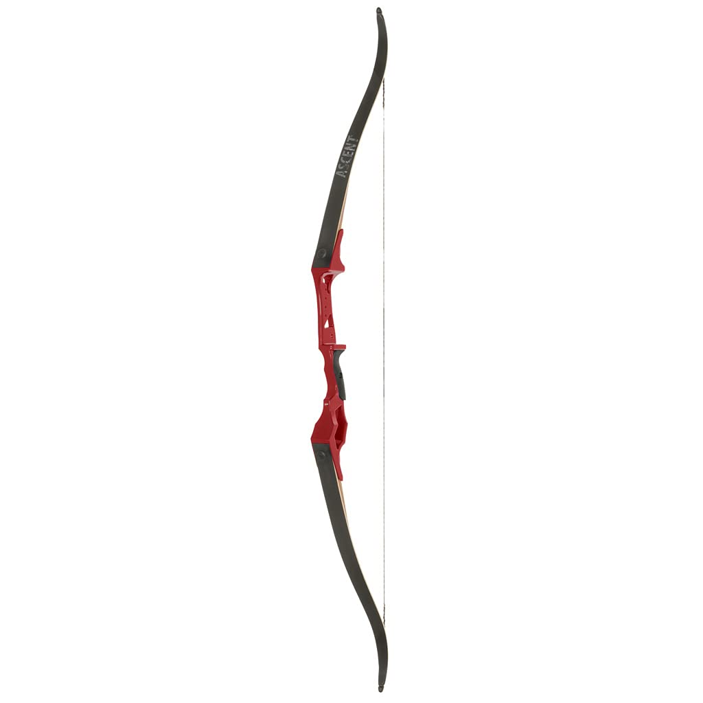 October Mountain Products Ascent 58” Recurve — Red (RH - 50 lbs.)