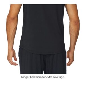 BALEAF Men's Running Shirts Workout Short Sleeve Athletic Gym T-Shirt Quick Dry Black M