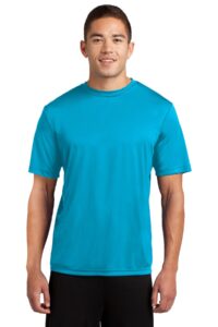 sport-tek tall posicharge competitor tee xlt atomic blue