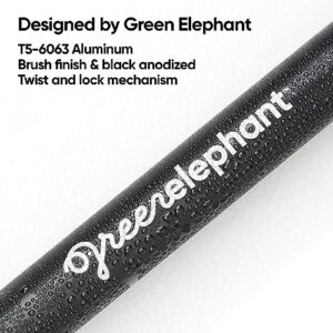 Green Elephant Tarp Poles - Tent Poles, Tent Poles Replacement, Tent Poles for Tarp, Canopy Poles, Awning Poles, Telescoping Tarp Poles, Tarp Poles Adjustable Heavy Duty, Aluminum Tent Pole Set of 2