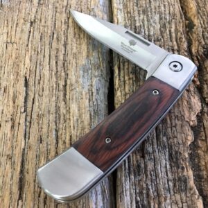 K&Y Company, Inc. New 8" Bolsters Wood Handmade Stainless Steel Wild Turkey Tactical Spring Assisted Open Pocket Knife Hunting Fishing Survival Travel