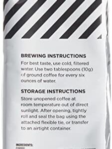 AmazonFresh Go For The Bold Ground Coffee, Dark Roast, 12 Ounce