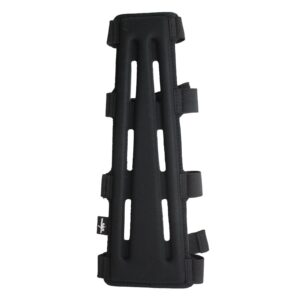 sas 11.5" black extra long archery armguard with 4-strap buckles