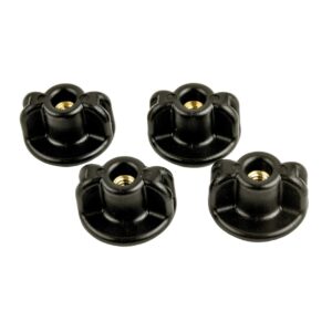 yakattack lopro wingknob, 1/4-20 threads, brass insert, 4 pack