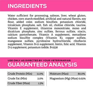 Purina Pro Plan Veterinary Diets UR Urinary St/Ox Savory Selects Feline Formula Salmon Recipe in Sauce Wet Cat Food - (Pack of 24) 5.5 oz. Cans