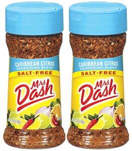 mrs. dash caribbean citrus seasoning blend, 2.4 oz - pack of 2