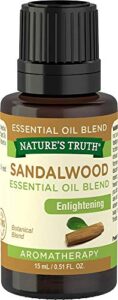 nature's truth sandalwood blend essential oil, 0.5 ounce