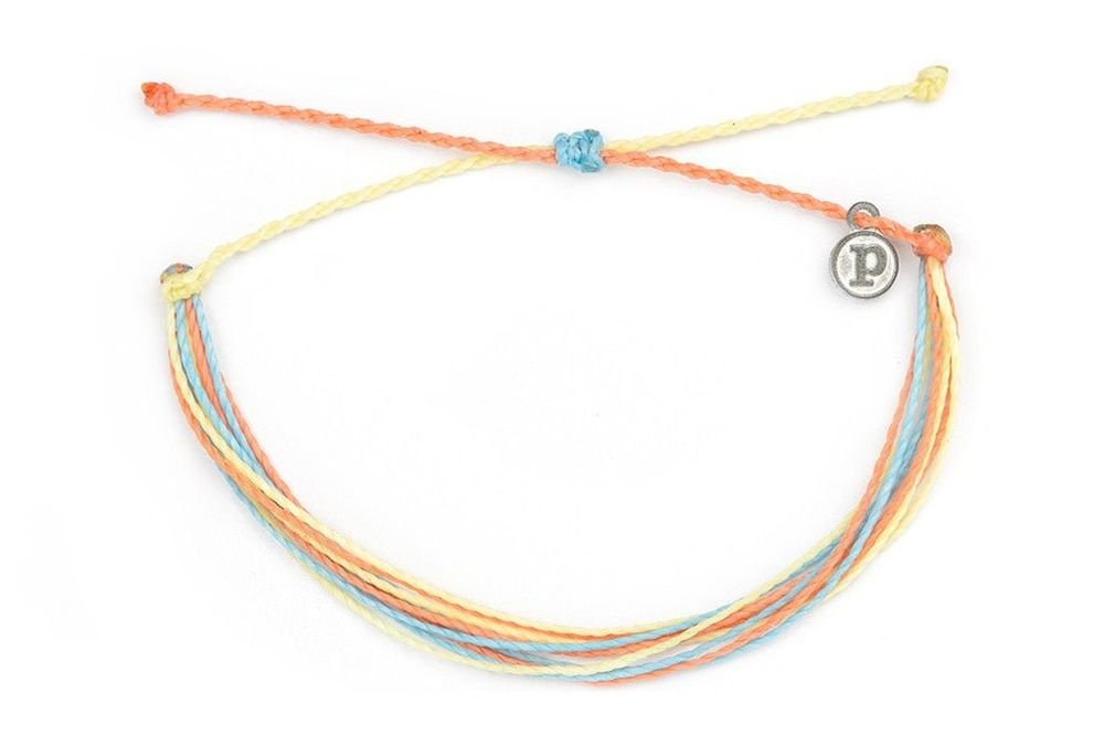 Pura Vida Bracelets - Beach Life Anklet - Handcrafted 100% Wax Coated Waterproof