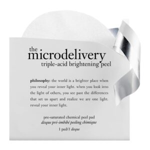 philosophy microdelivery - triple-acid brightening peel, 12 ct