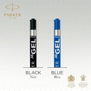 Parker QUINK Gel Ink Refill, Fine Tip (0.5mm), Black