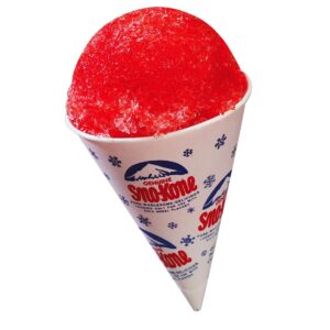 MC Distributors - Gold Medal 100 Retro 6oz Snow Cone Cups - Wax Coated (Genuine "Sno-Kone") (100 Pack)