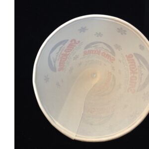 MC Distributors - Gold Medal 100 Retro 6oz Snow Cone Cups - Wax Coated (Genuine "Sno-Kone") (100 Pack)