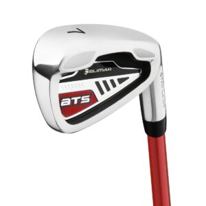 orlimar golf ats junior boy's red/black golf #7 iron (right hand ages 9-12)