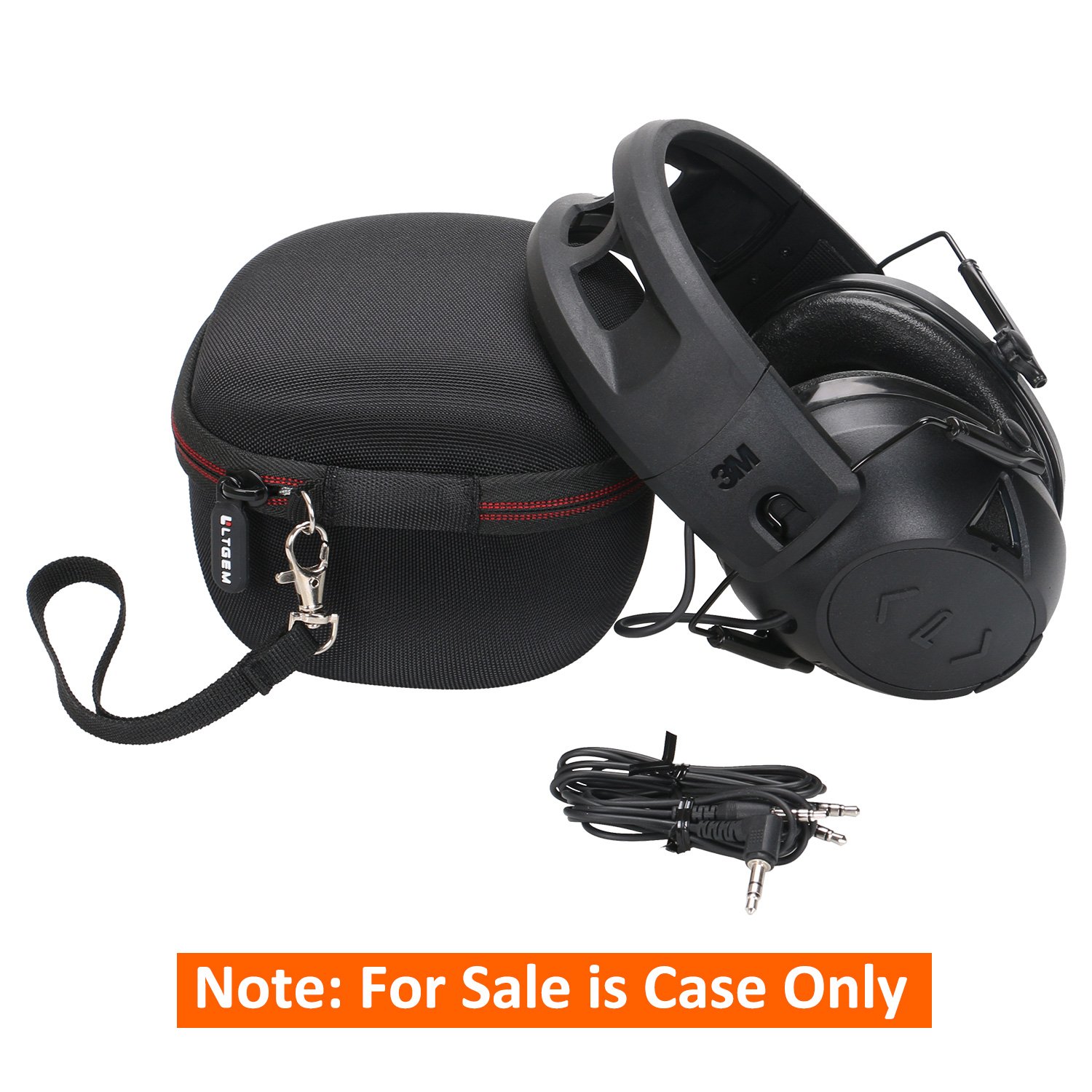 LTGEM Case for Peltor Sport Tactical 100 & 300 Electronic Hearing Protector - Hard Storage Travel Protective Carrying Bag