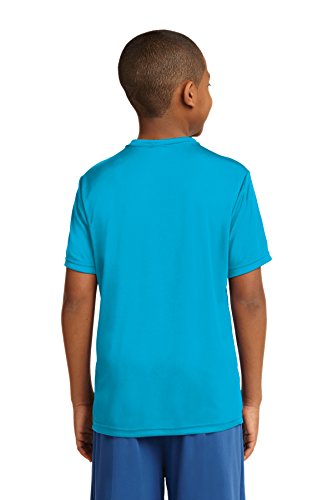 Sport-Tek YST350 Youth Competitor Tee, Atomic Blue, X-Large