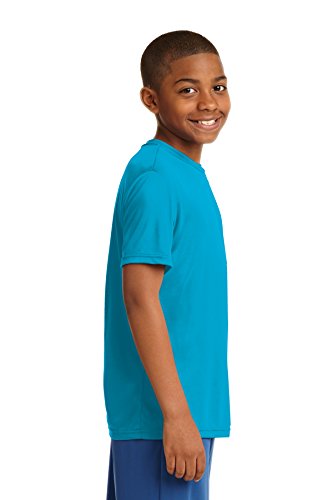 Sport-Tek YST350 Youth Competitor Tee, Atomic Blue, X-Large