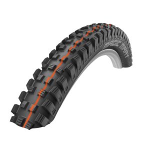 schwalbe magic mary tire - 27.5 x 2.35, tubeless, folding, black, evolution line, super gravity, addix soft