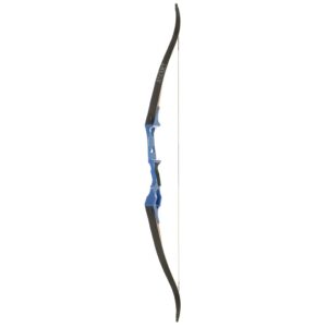 october mountain products ascent 58” recurve — blue (rh - 45 lbs.)