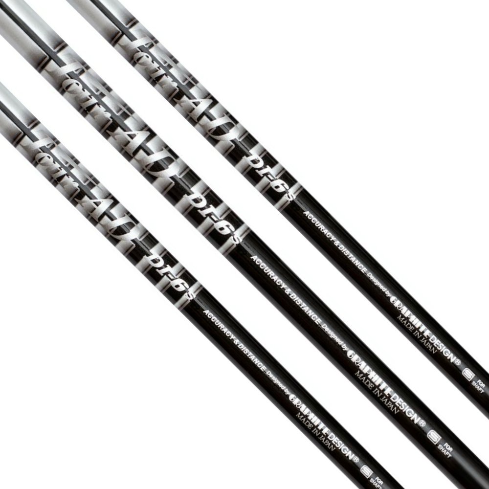 Graphite Design Tour AD DI-6 Driver Shaft - Choose Adapter - Includes Grip & TSF Ball Marker - BLACK (Adapter- Ping G30, Stiff - 65g)