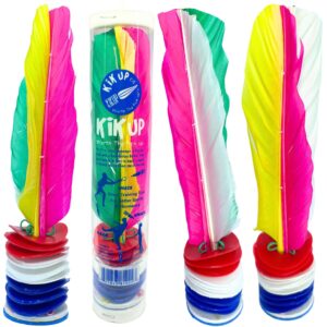 KIKUP Shuttlecock | AllOne Wellness Jian Zi Da CAU - Hacky Sack Like Badminton Birdie with a Twist use Your Hands and Feet to Keep in The Air.