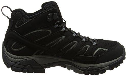 Merrell Femme Moab 2 MID GTX High Rise Hiking Shoes, Black, 8.5