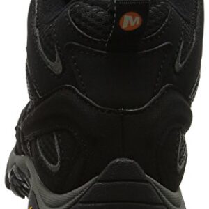 Merrell Femme Moab 2 MID GTX High Rise Hiking Shoes, Black, 8.5