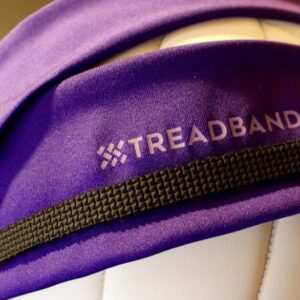 TreadBands All Terrain Tieback Non Slip Headband - Solid Colors (Purple)