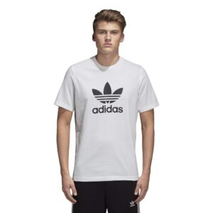 adidas originals mens trefoil tee white x-large