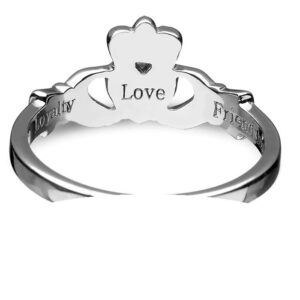 Sterling Silver Love, Loyalty, Friendship ANU3017 Claddagh Ring (9)