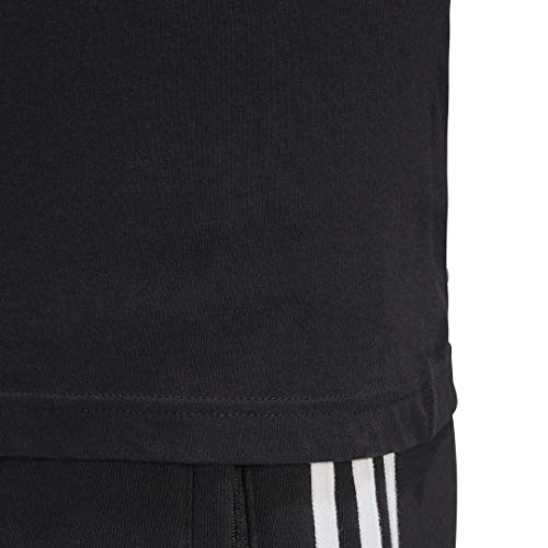 adidas Originals mens 3-Stripes Tee Black/Black Large