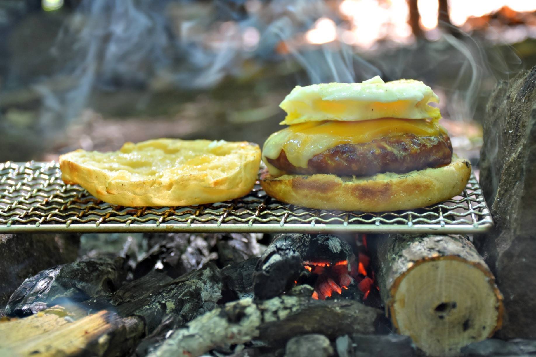 Combo 2-Pack - The Original Bushcraft Grill - Welded Stainless Steel High Strength Mesh (Campfire Rated) - Expedition Research LLC