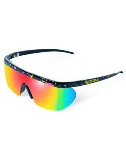 tipsy elves black neon hundo p. sport style reflective sunglasses