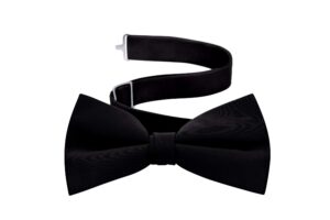 s.h. churchill & co. men's formal tuxedo bow tie - black