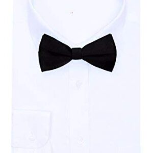 S.H. Churchill & Co. Men's Formal Tuxedo Bow Tie - Black