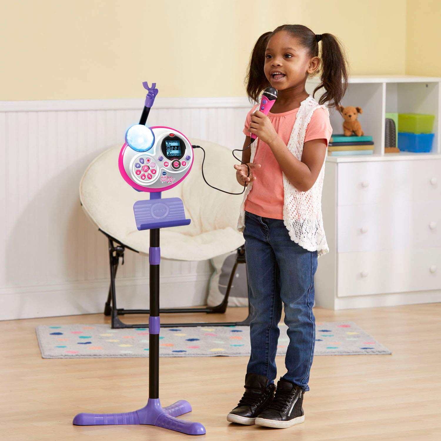 VTech Kidi Super Star Karaoke System with Mic Stand