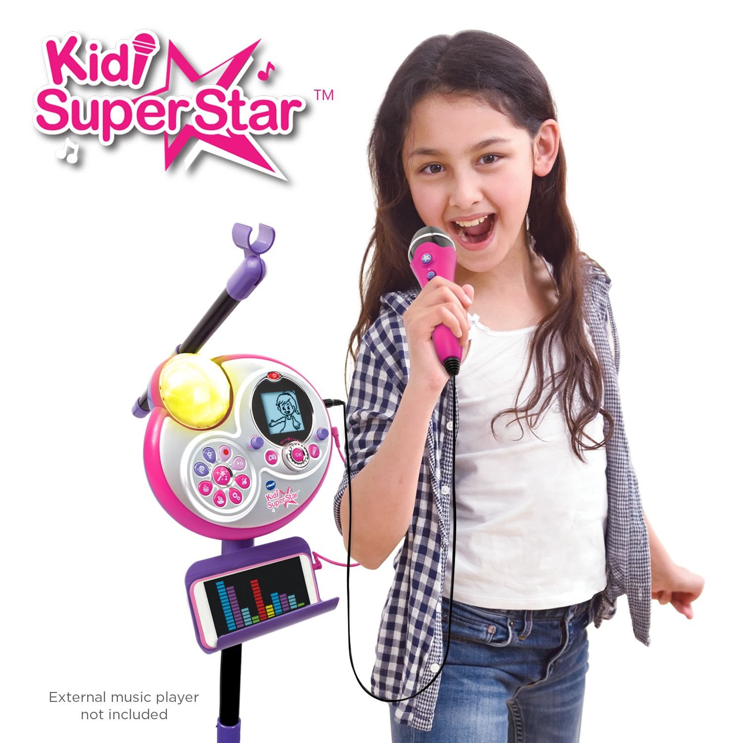 VTech Kidi Super Star Karaoke System with Mic Stand