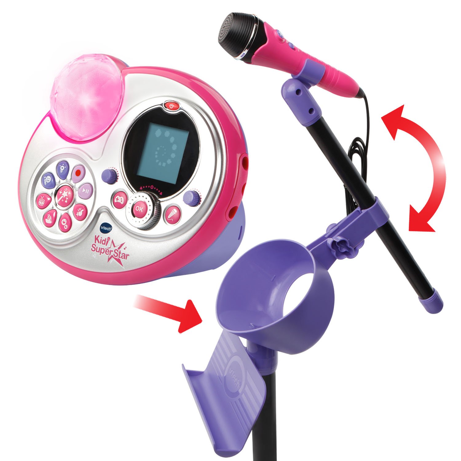 VTech Kidi Super Star Karaoke System with Mic Stand