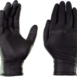 DSP GLOVE NIT LG BLK PF