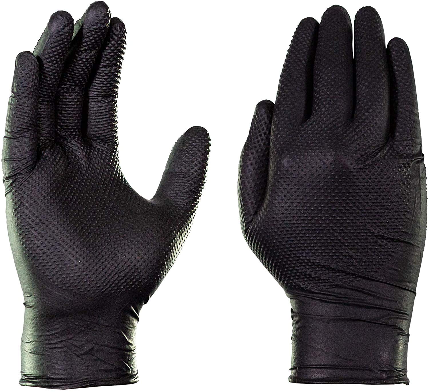 DSP GLOVE NIT LG BLK PF