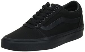 vans men's mn ward sneaker, black/black, 11