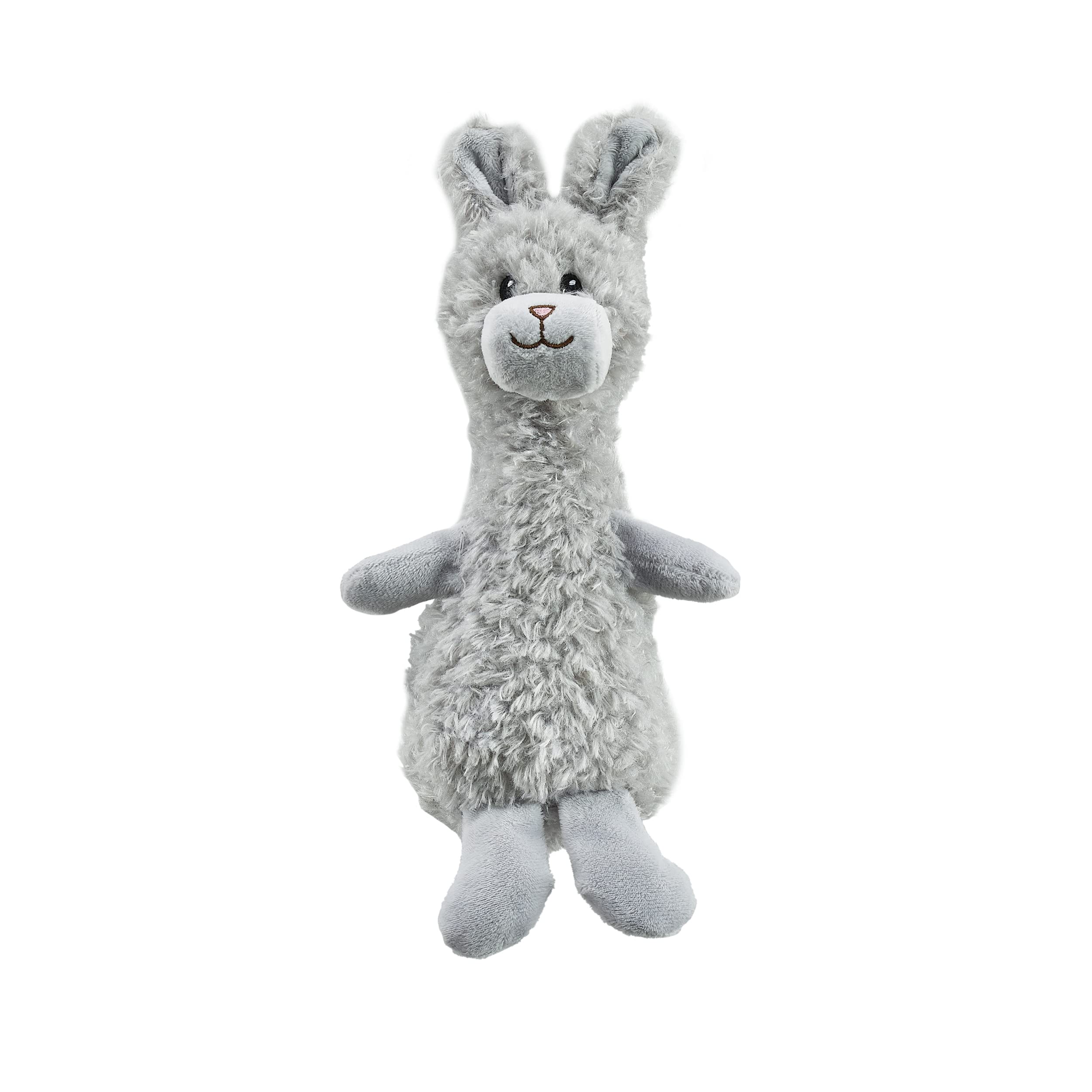 Outward Hound Scruffles Bunny Plush Squeaky Dog Toy, Small