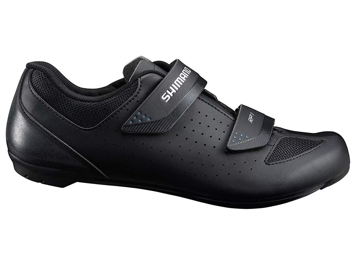 SHIMANO Unisex's RP100 SPD-SL Cycling Shoe, Black, US 7.5