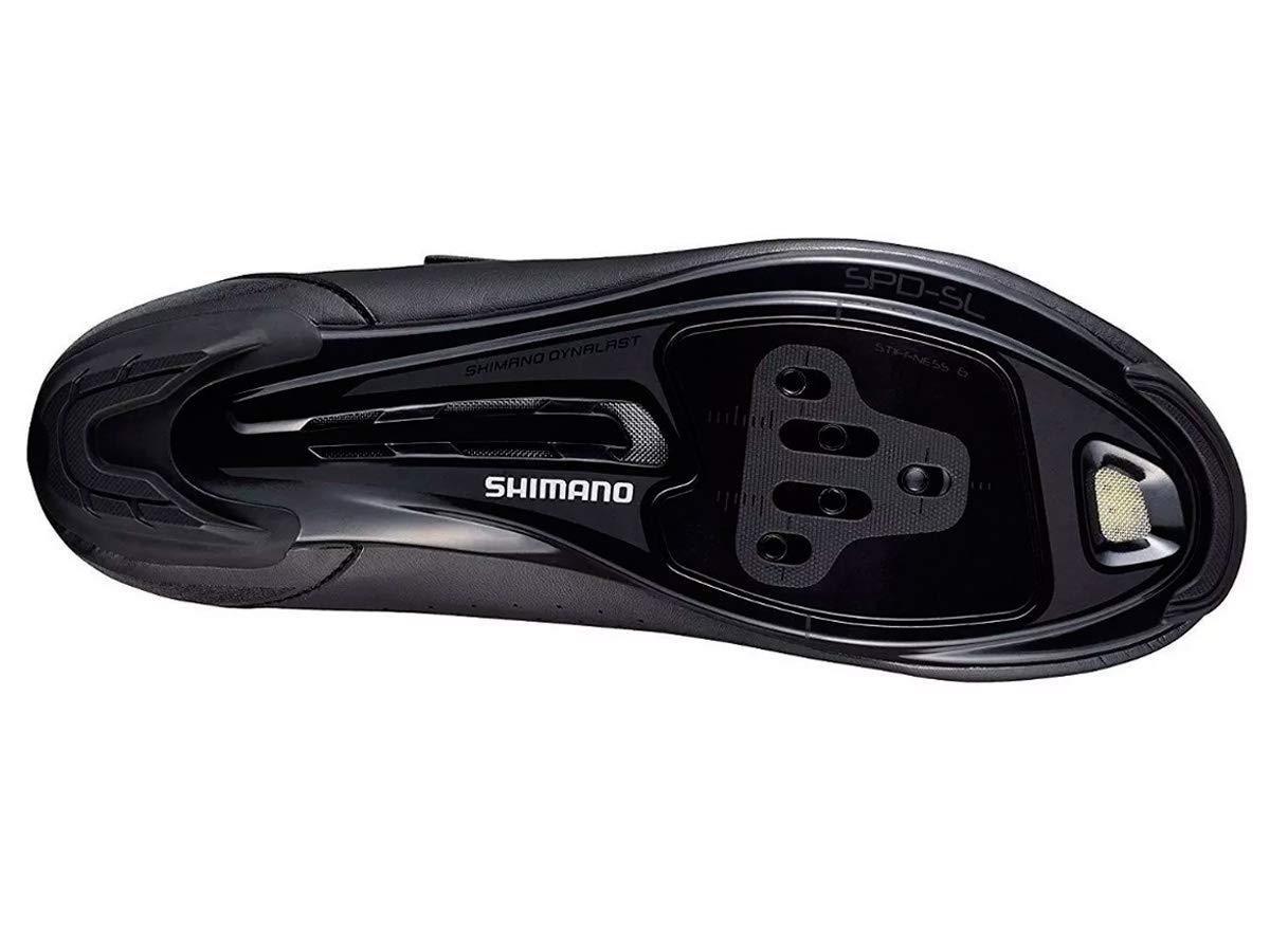 SHIMANO Unisex's RP100 SPD-SL Cycling Shoe, Black, US 7.5