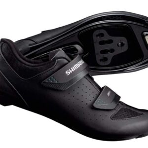 SHIMANO Unisex's RP100 SPD-SL Cycling Shoe, Black, US 7.5