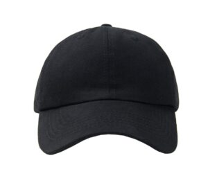 hats for men classic low profile adjustable strapback cotton dad hats baseball caps for men and women （black）