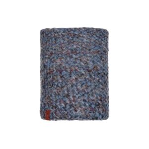 buff knit&polar neckwarmer margo blue