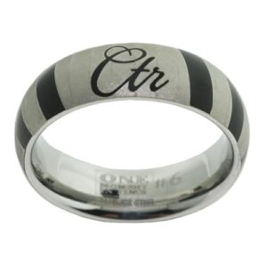 one moment in time j191 size 9 chelsea stainless steel ring women's mormon lds ctr