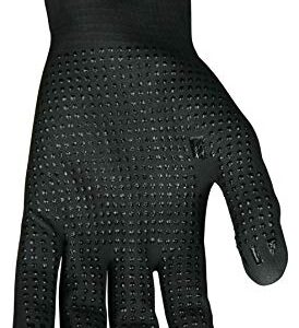 MCR Safety N96795L Ninja BNF Nitrile Gloves, ANSI Puncture 2, Abrasion 5, 15 Gauge Nylon/Spandex Shell with Full BNF Coating and Nitrile Grip Dots, 1-Pair, Large